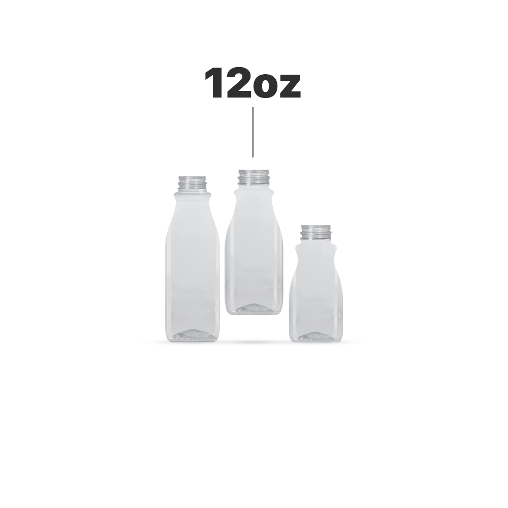 Carafe Round Bottle - 12oz – Captiva Containers